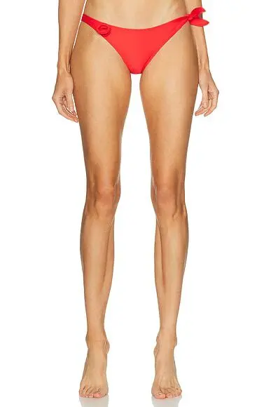 Coperni Flower Bikini Bottom - Red