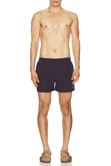 AUTO-REPLY Sebastian Swim Trunk - Grid Storm
