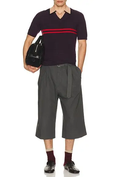 Dries Van Noten Molar Polo - Dark Purple