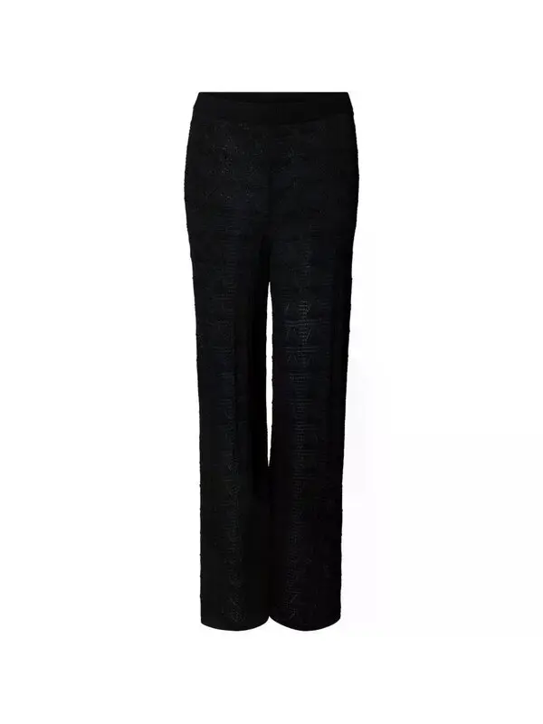 Loulou De Saison Knit Seashell Pattern Trousers