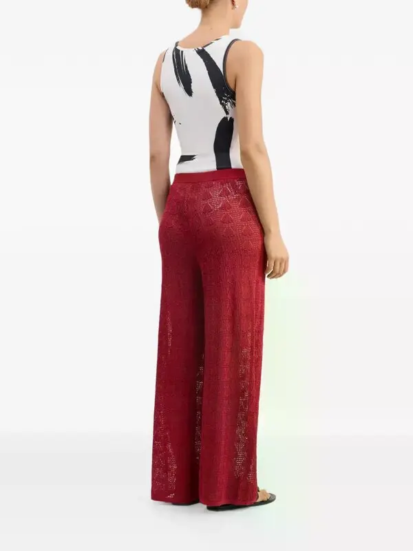 Loulou De Saison Knitted Wide-leg Beach Trousers