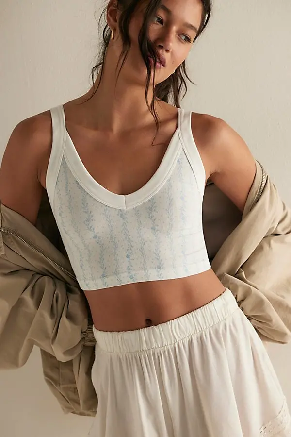 Free People Simply Soft V-neck Crop Cami