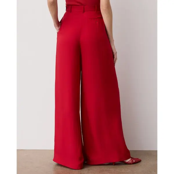 Ralph Lauren Vanessa Satin Wide-leg Palazzo Pants