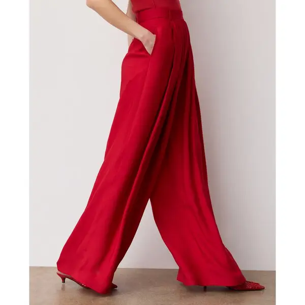 Ralph Lauren Vanessa Satin Wide-leg Palazzo Pants