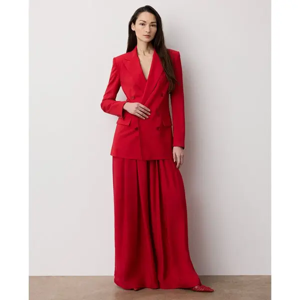 Ralph Lauren Vanessa Satin Wide-leg Palazzo Pants