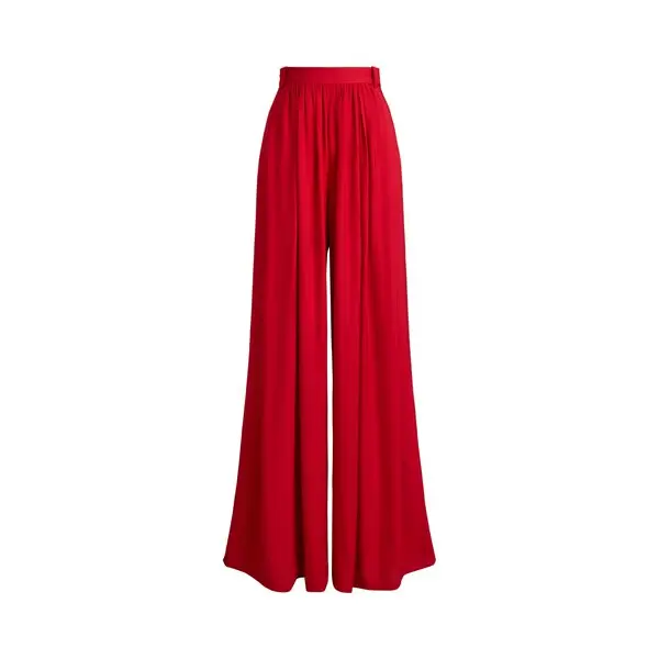 Ralph Lauren Vanessa Satin Wide-leg Palazzo Pants