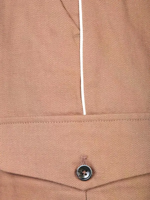 NINE:INTHE:MORNING Cargo Pocket Stripe Trousers
