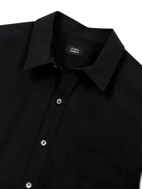 STUDIO TOMBOY Button-down Shirt - Black