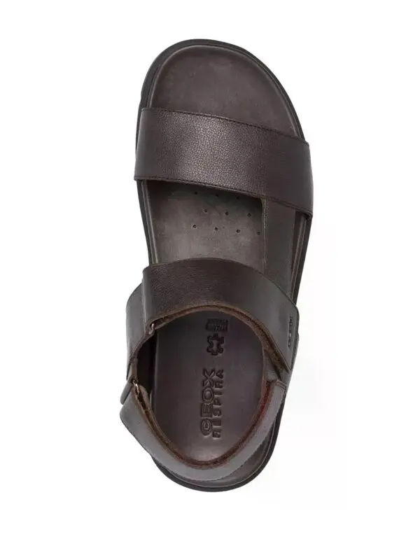 Geox Leather Sandals - Brown
