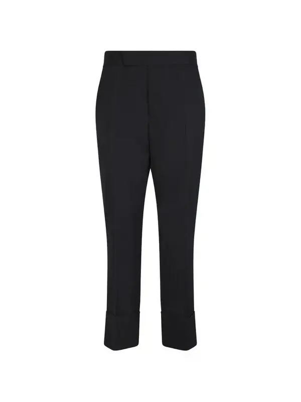 SAPIO Side Stripe Turn-up Trousers