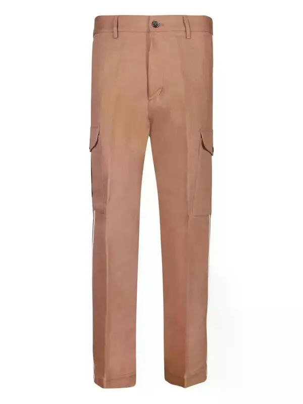 NINE:INTHE:MORNING Cargo Pocket Stripe Trousers