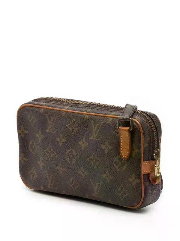 LOUIS VUITTON Monogram Pochette Marly Bandouliere Crossbody Bag - Brown