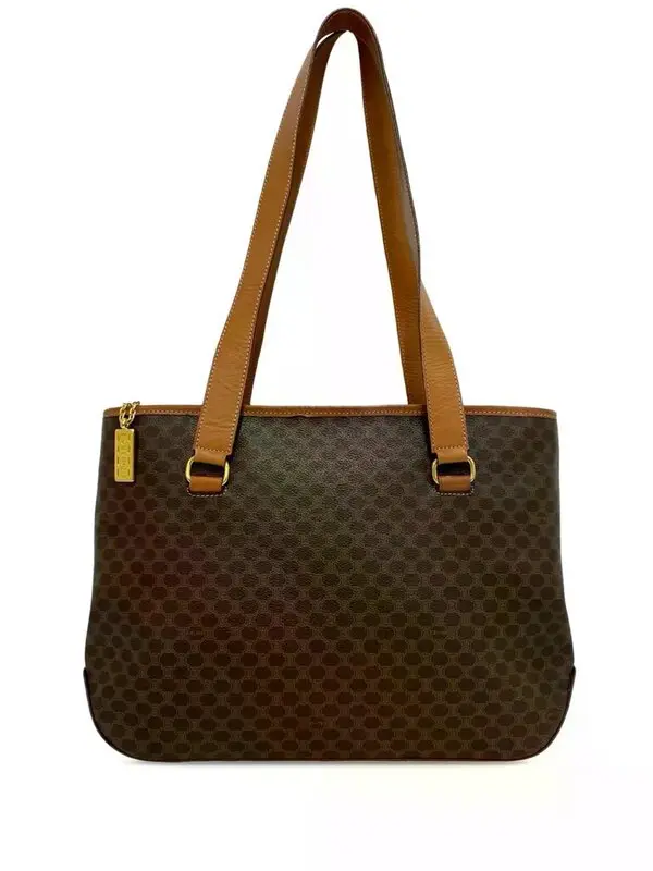 Celine Macadam Coated Canvas Tote Bag