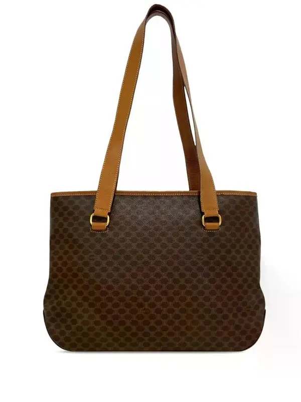 Celine Macadam Coated Canvas Tote Bag