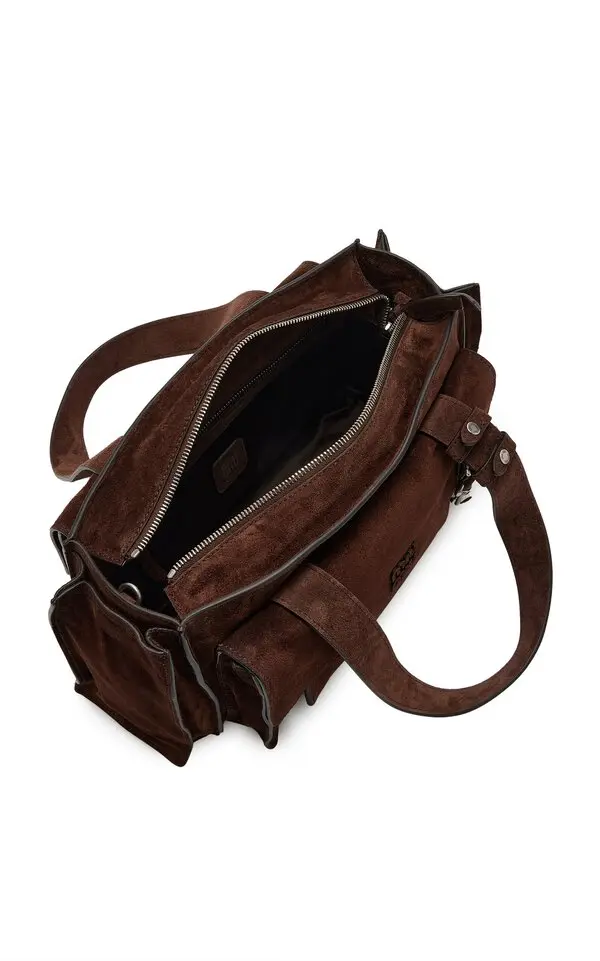Miu Miu Suede Utilitarian Bag