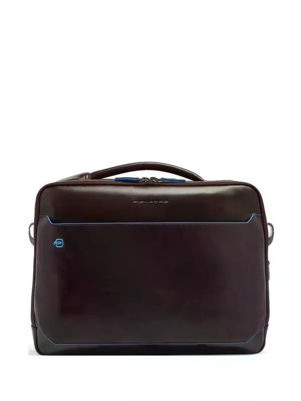 PIQUADRO Leather Laptop Bag - Brown