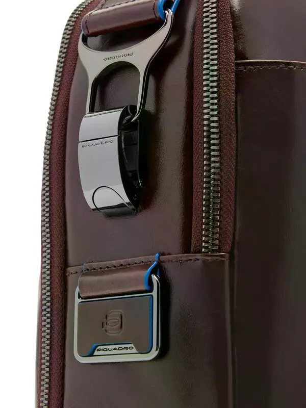 PIQUADRO Leather Laptop Bag