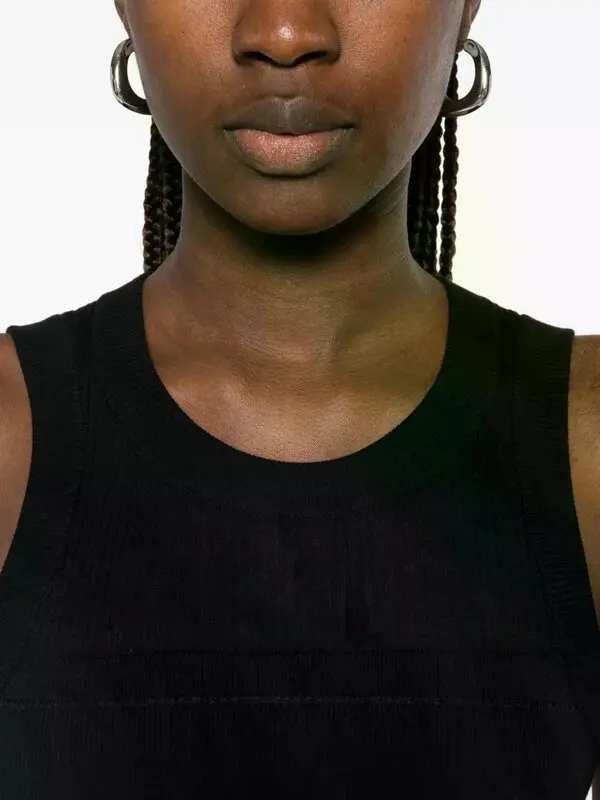 Sacai Ribbed Knit Tank Top