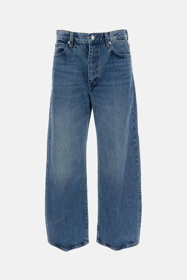 FRAME The Bow Crop Jeans - Blue