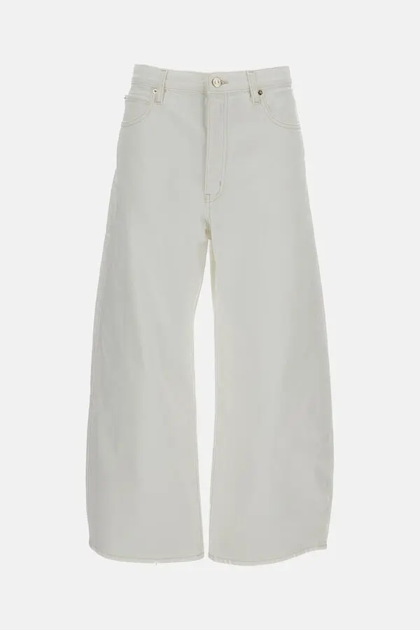 FRAME Jeans The Bow Crop - Bianco
