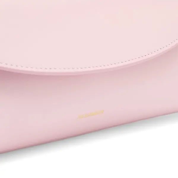 JIL SANDER Cannolo Sm Leather Shoulder Bag - Candy Pink