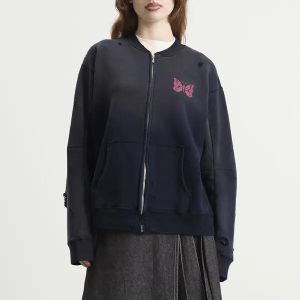 Needles Deconstructed Zipped Sweat