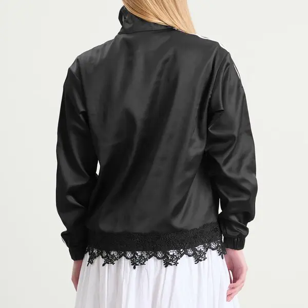 Adidas Firebird Satin Lace Track Top - Black
