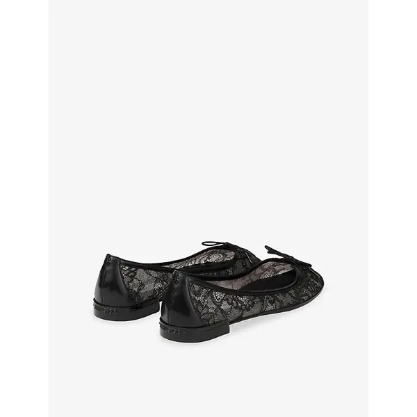 JIMMY CHOO Scarlett Lace Ballerina Flats