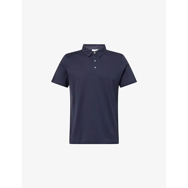 Sunspel Short-sleeve Cotton-jersey Polo Shirt