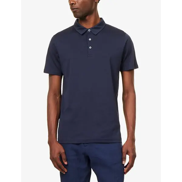 Sunspel Short-sleeve Cotton-jersey Polo Shirt