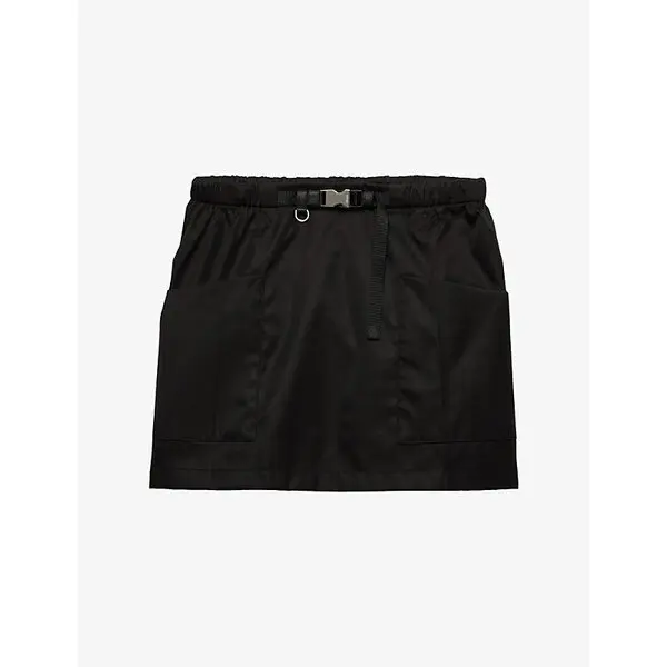 Prada Re-nylon Mini Skirt - Black