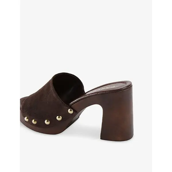 Carvela Novella Suede Heeled Mules