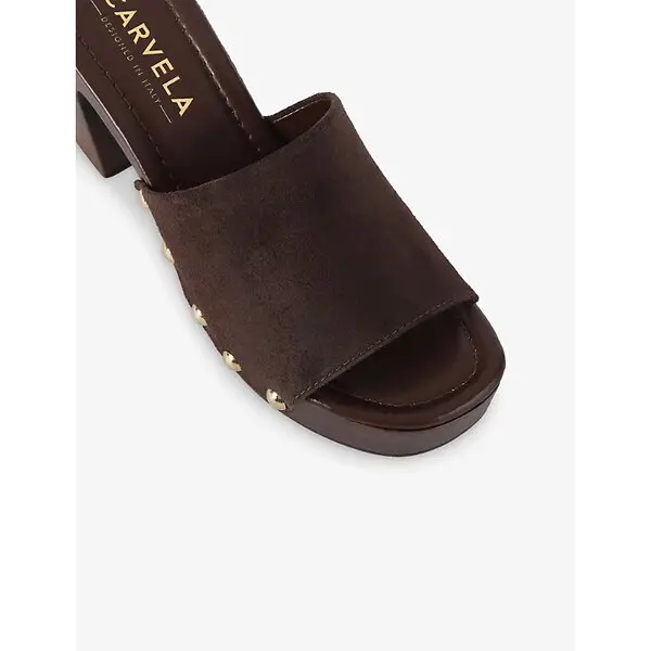 Carvela Novella Suede Heeled Mules
