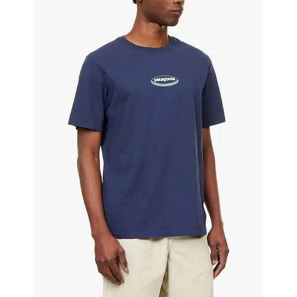 Patagonia 95 Oval Logo Cotton-jersey T-shirt
