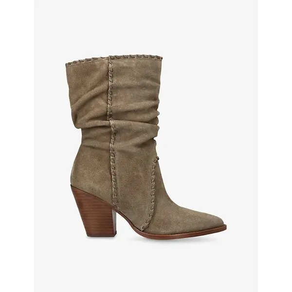 Dolce Vita Julith Suede Heeled Ankle Boots