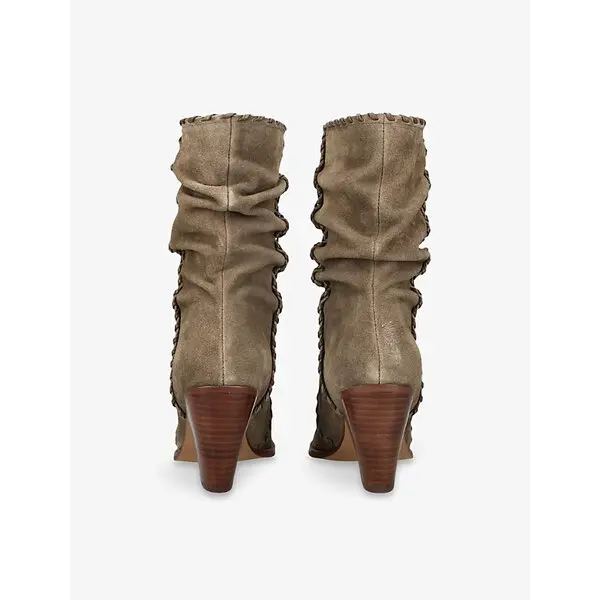 Dolce Vita Julith Suede Heeled Ankle Boots