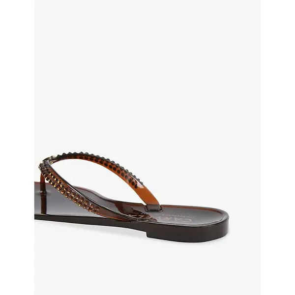 Carvela Embellished Jelly Thong Sandals
