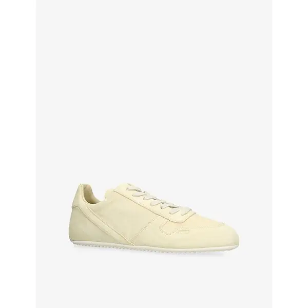 Rick Owens Minimal Suede Lace-up Trainers