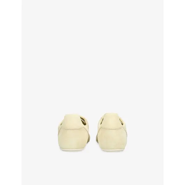 Rick Owens Minimal Suede Lace-up Trainers