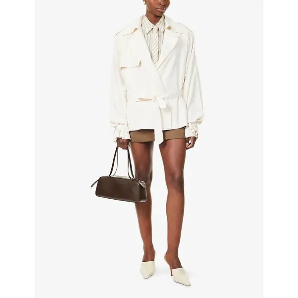 THE FRANKIE SHOP Elva Woven Trench