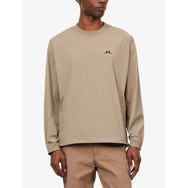 J. Lindeberg Ulf Crewneck Windbreaker Nylon Top