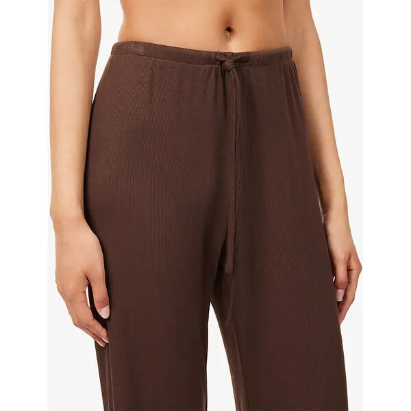 THE NAP CO Ribbed Long-sleeve Modal-jersey Pyjama Set
