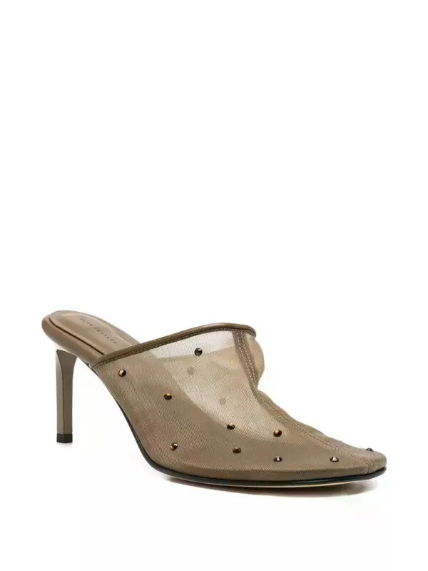 Dear Frances Sade Embellished Mules