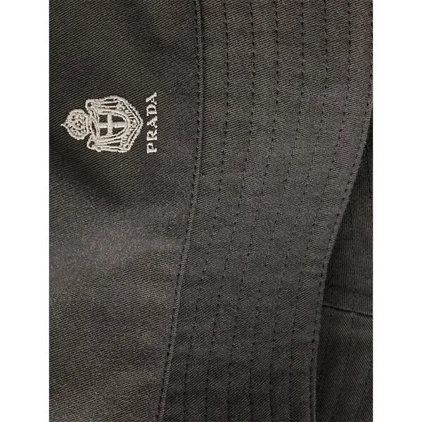 Prada Cotton Gabardine Bucket Hat - Black