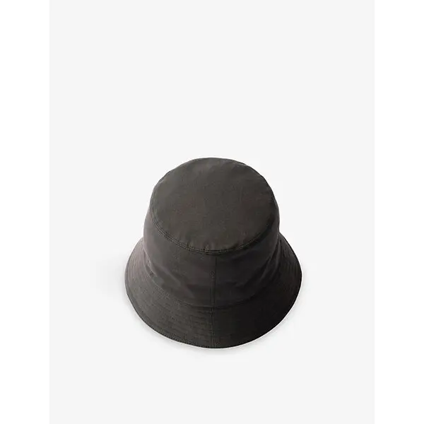 Prada Cotton Gabardine Bucket Hat - Black