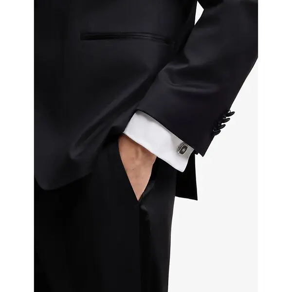 BOSS Double Monogram Enamelled Brass Cufflinks
