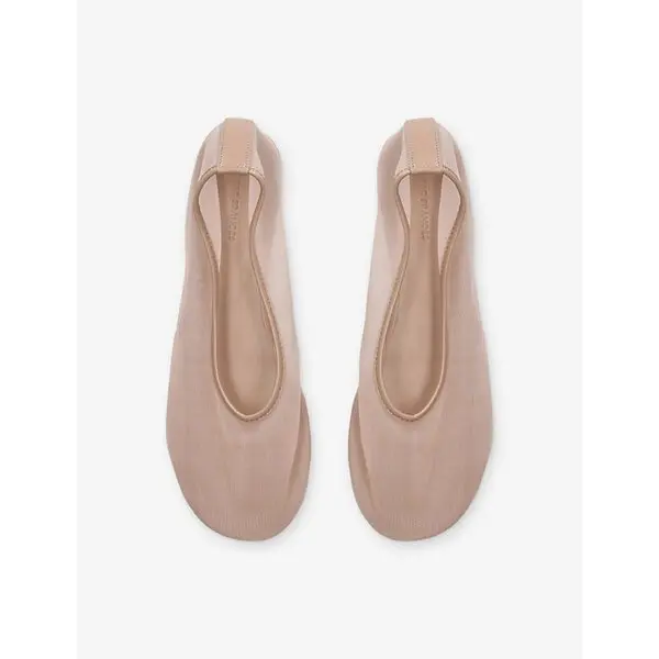 Dear Frances Balla Mesh Ballet Flats - Blush