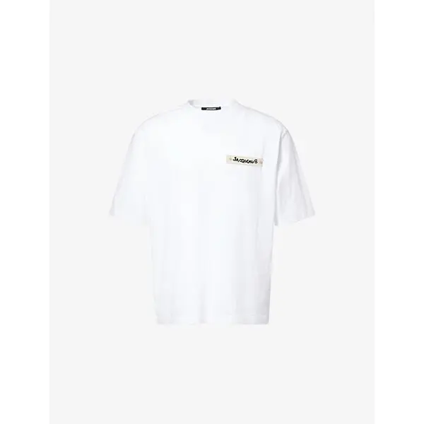 Jacquemus The Plage Logo-patch Cotton-jersey T-shirt