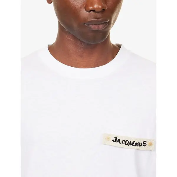 Jacquemus The Plage Logo-patch Cotton-jersey T-shirt