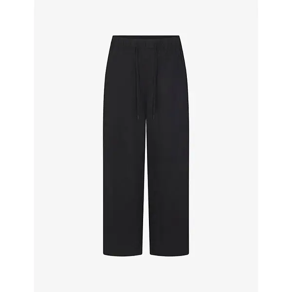 SKIMS Straight-leg Stretch-cotton Trousers